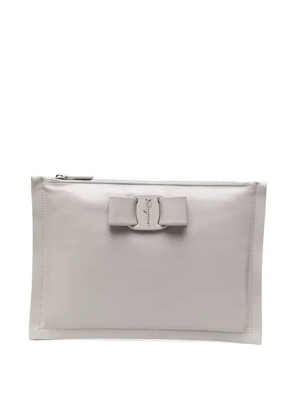 FERRAGAMO Logo-plaque Clutch