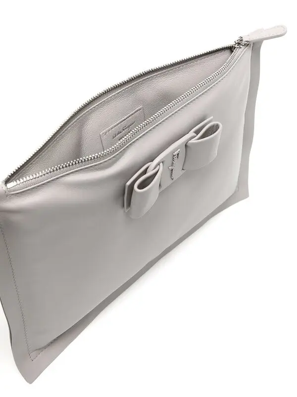 FERRAGAMO Logo-plaque Clutch