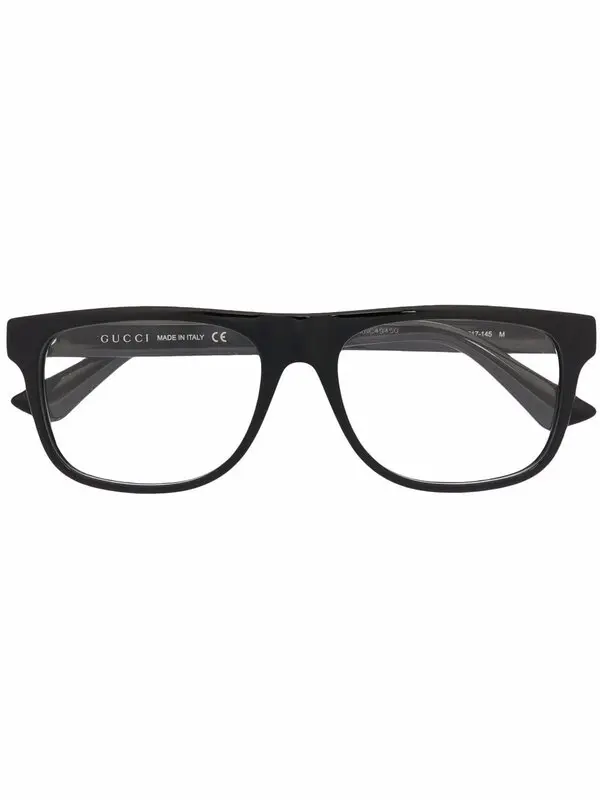Gucci Square-frame Glasses - Black