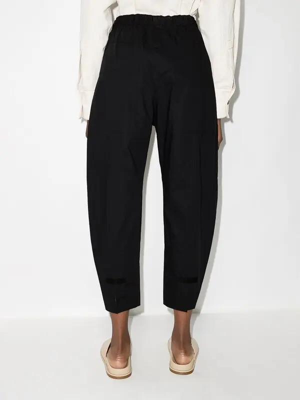 LEE MATHEWS Drawstring Cropped Trousers