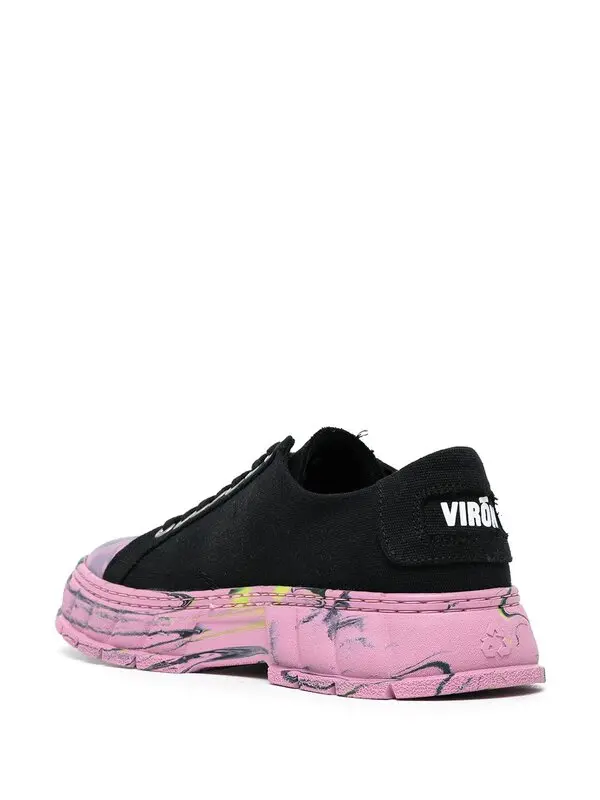 VIRON 1968 Marble Low-top Sneakers - Black
