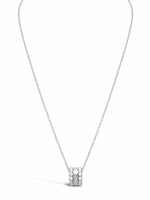 PRAGNELL 18kt White Gold Bohemia Hexagonal Pendant Necklace