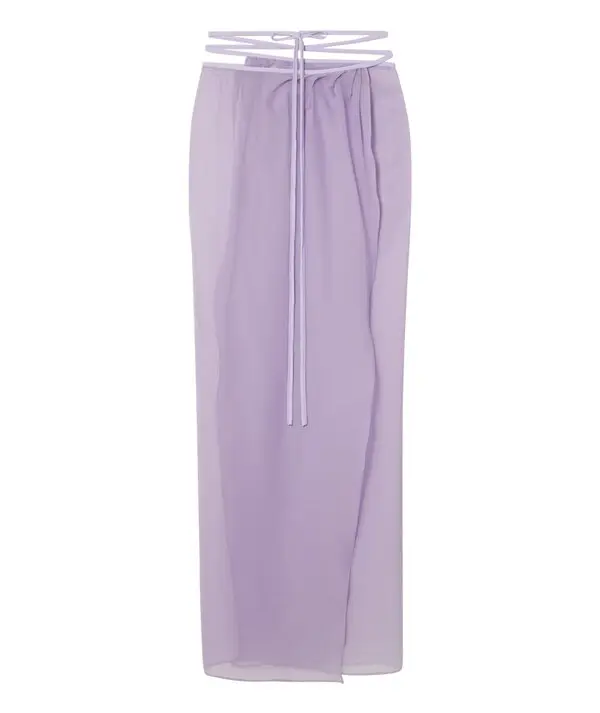 Christopher Esber Silk-chiffon Wrap Maxi Skirt