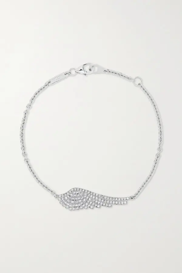 GARRARD Wings Classic 18-karat Diamond Bracelet