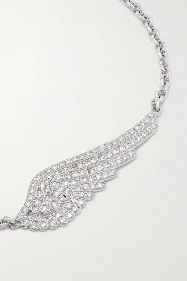 GARRARD Wings Classic 18-karat Diamond Bracelet
