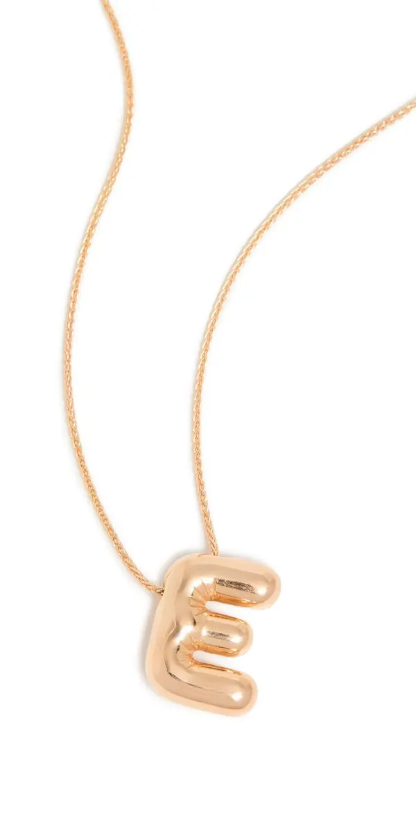 Maison Irem Balloon Initial Pendant Necklace - E