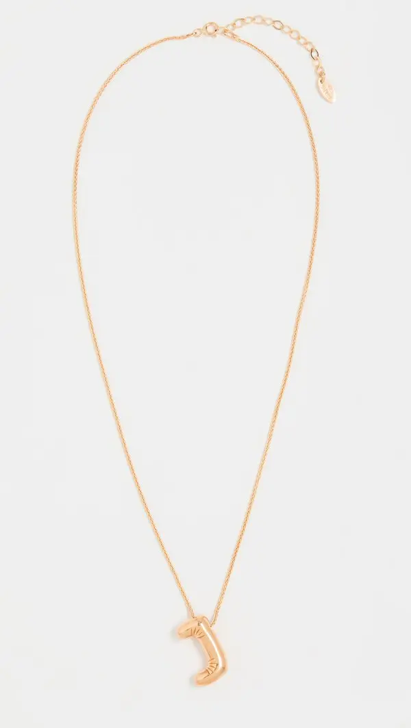 Maison Irem Balloon Initial Pendant Necklace - J