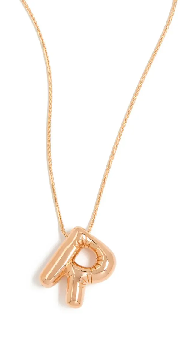 Maison Irem Balloon Initial Pendant Necklace - R