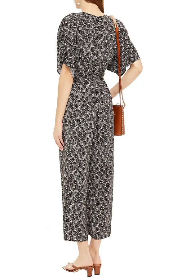 Vanessa Bruno Printed Crepe Jumpsuit