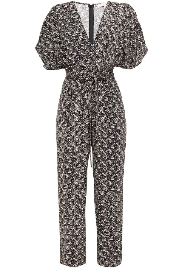 Vanessa Bruno Printed Crepe Jumpsuit