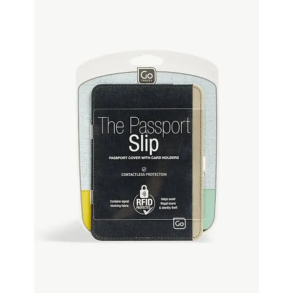 GO TRAVEL Rfid Woven Passport Slip