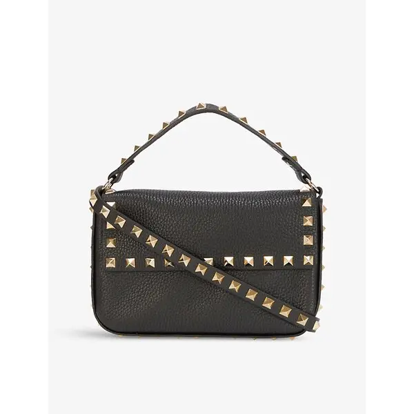 Valentino Garavani Rockstud Leather Cross-body Bag - Nero