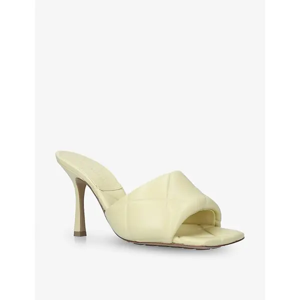 Bottega Veneta Padded Quilted-leather Heeled Mules