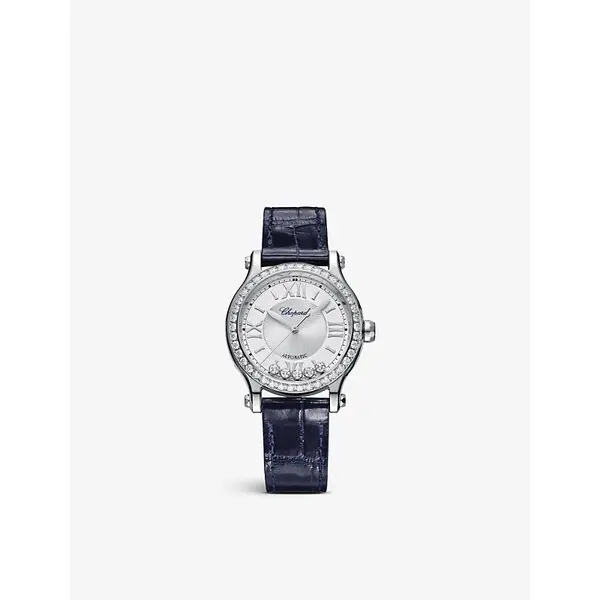 Chopard 278608-3003 Happy Sport And Diamond Watch - Stainless Steel