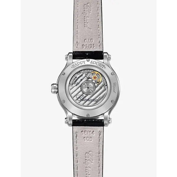 Chopard 278608-3003 Happy Sport And Diamond Watch - Stainless Steel