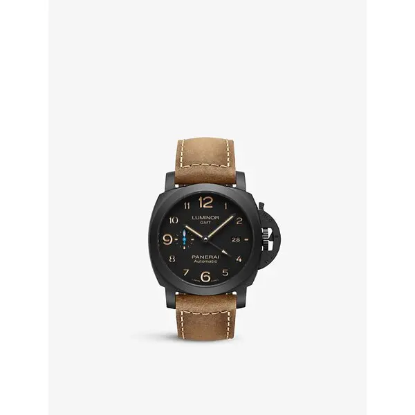 Panerai Pam01441 Luminor Gmt Ceramic Automatic Watch