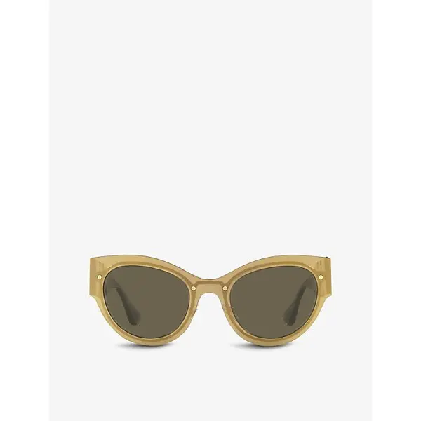 Versace Brown Sunglasses butterfly shape Versace VE4458 543073 Sunglasses Women main image 4