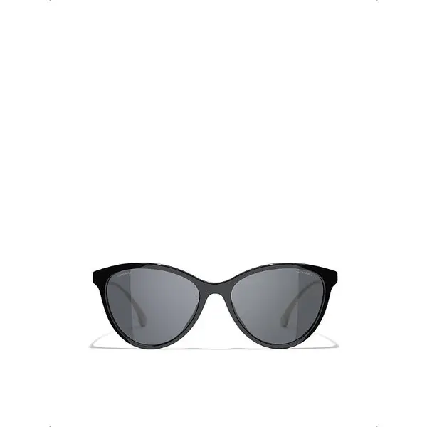 Chanel Ch5459 Cat-eye Acetate And Metal
