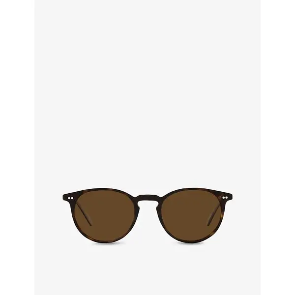 Oliver Spencer Round Frame Sunglasses - Brown