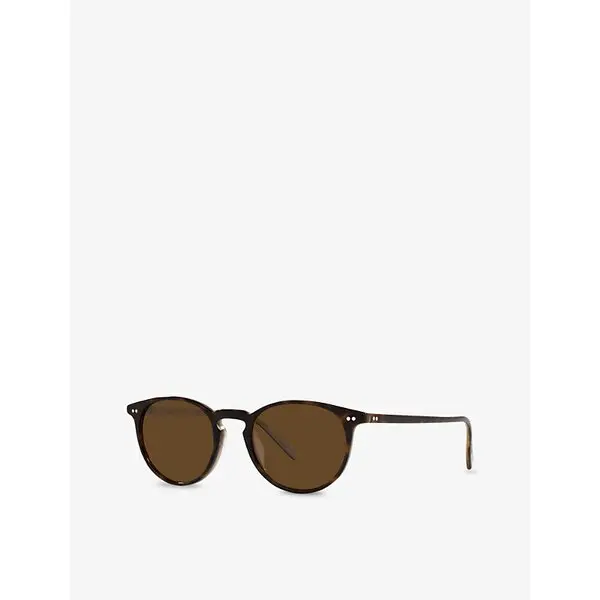 Oliver Spencer Round Frame Sunglasses - Brown