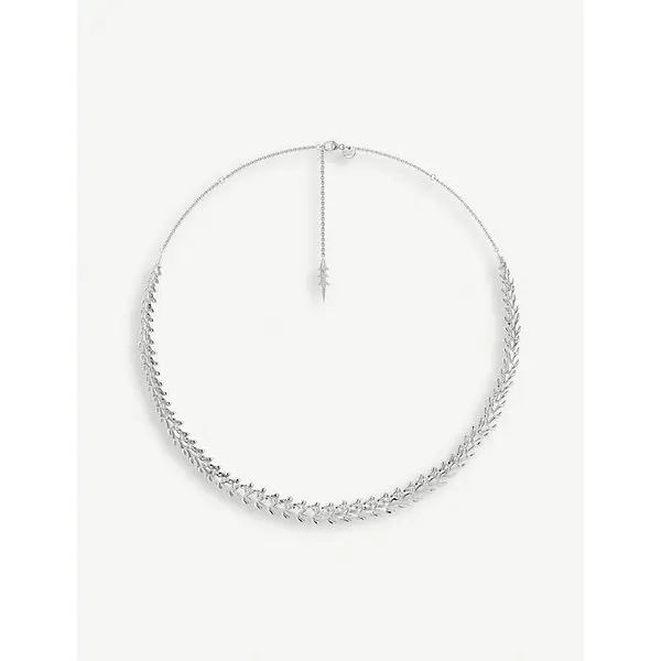 SHAUN LEANE Serpent Trace Sterling Choker - Silver