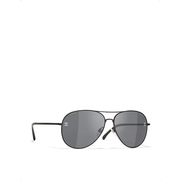Chanel Pilot Sunglasses - Brown
