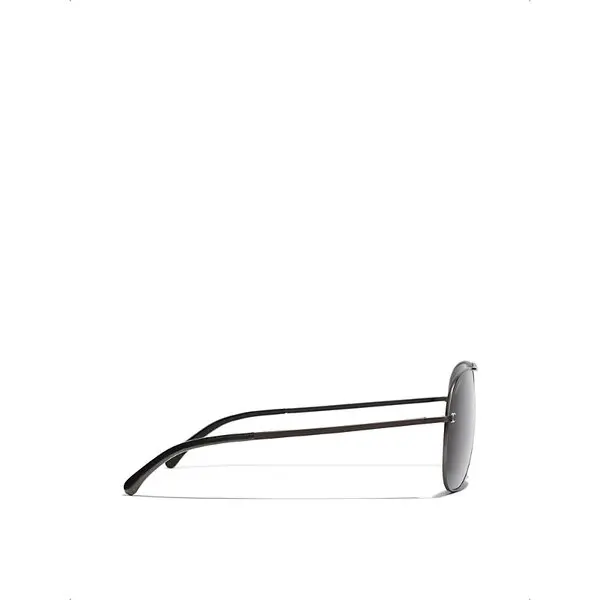 Chanel Pilot Sunglasses - Brown