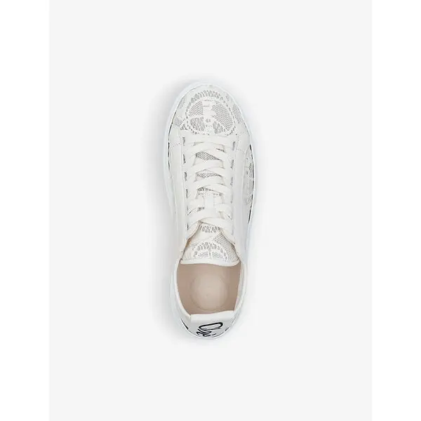 Chloé Low-top Lace Trainers - Beige