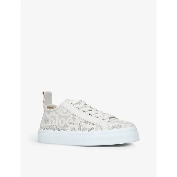 Chloé Low-top Lace Trainers - Beige
