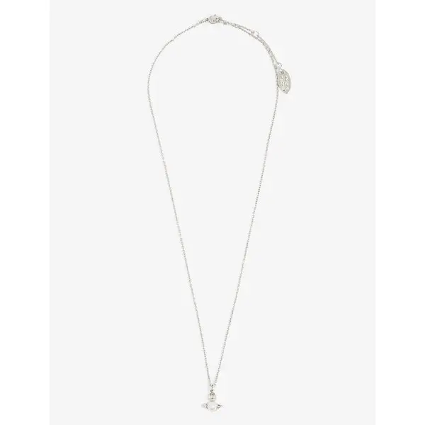 VIVIENNE WESTWOOD Balbina Pendant Necklace - Platinum/ Cream Pearl