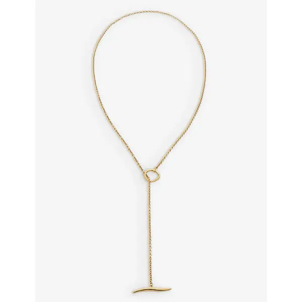 Monica Vinader Nura Reef Lariat Necklace - Gold