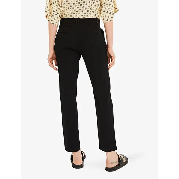 Claudie Pierlot Poupin Tailored Mid-rise Woven Trousers