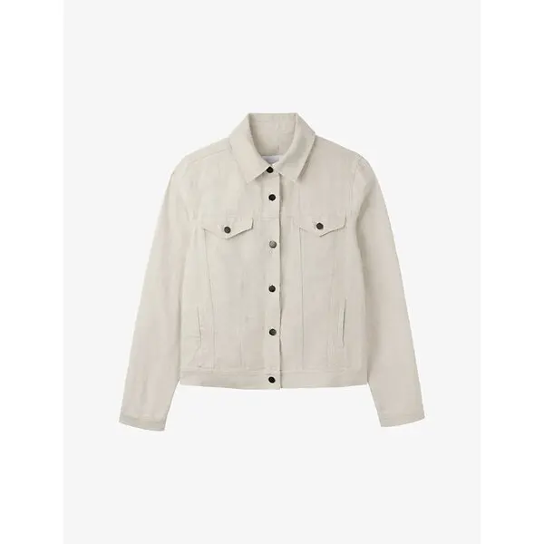 THE WHITE COMPANY Buttoned Linen Jacket