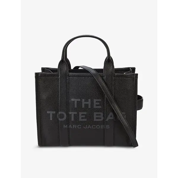 Marc Jacobs Leather Medium Tote Bag - Black