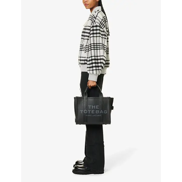 Marc Jacobs Leather Medium Tote Bag - Black