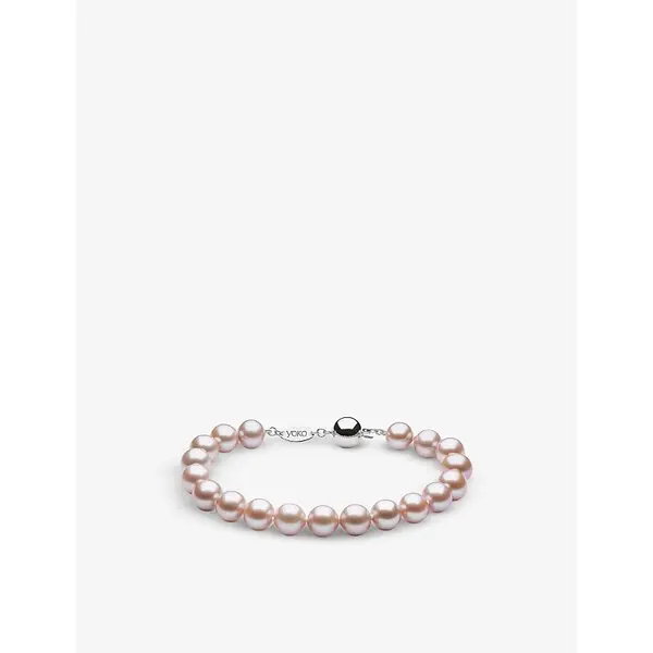 Yoko London 18ct White-gold And Pearl Bracelet - White Gold