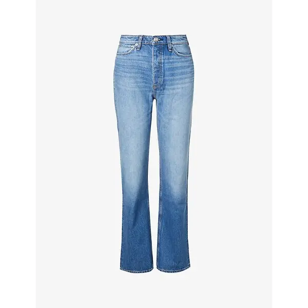 Rag & Bone Alex High-rise Straight Leg Denim Jeans