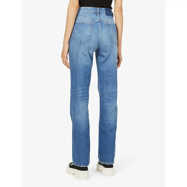 Rag & Bone Alex High-rise Straight Leg Denim Jeans