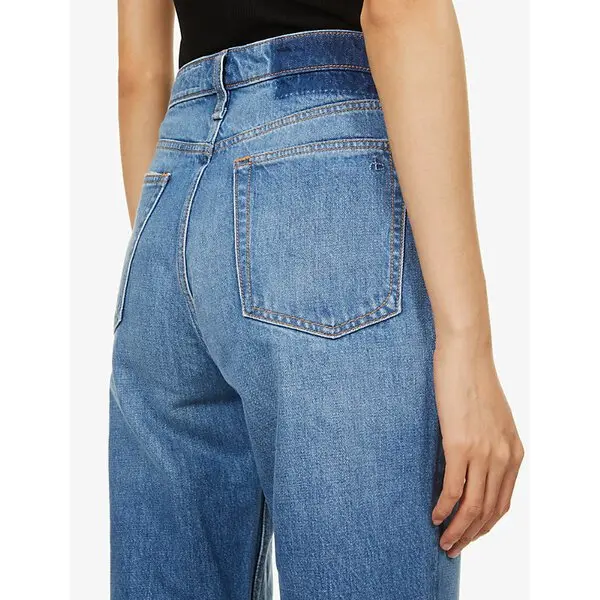 Rag & Bone Alex High-rise Straight Leg Denim Jeans