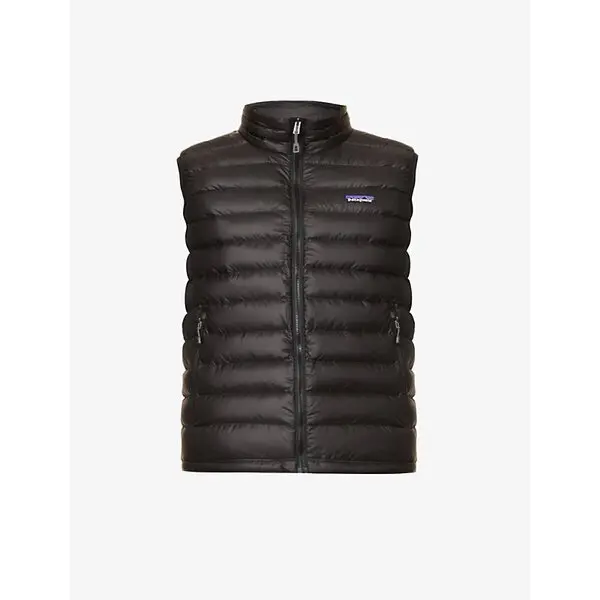 Patagonia Padded High-neck Shell Down Gilet - Black