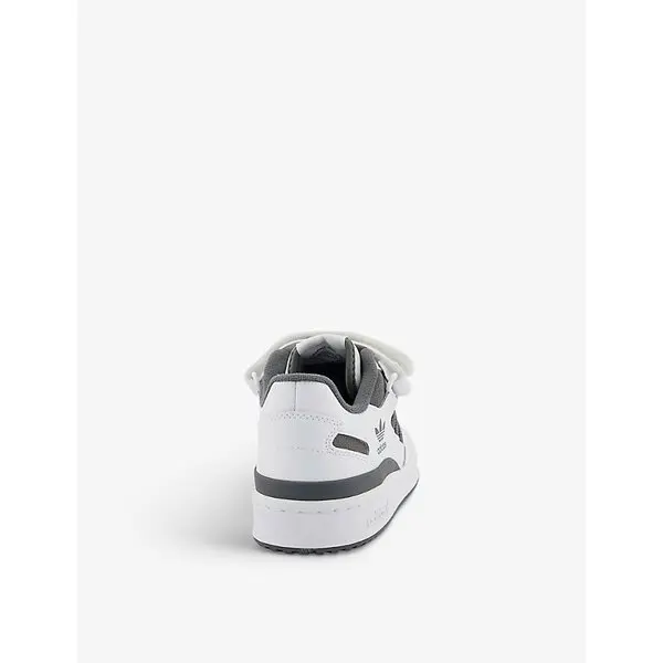 Adidas Forum 84 Round-toe Leather Low-top Trainers