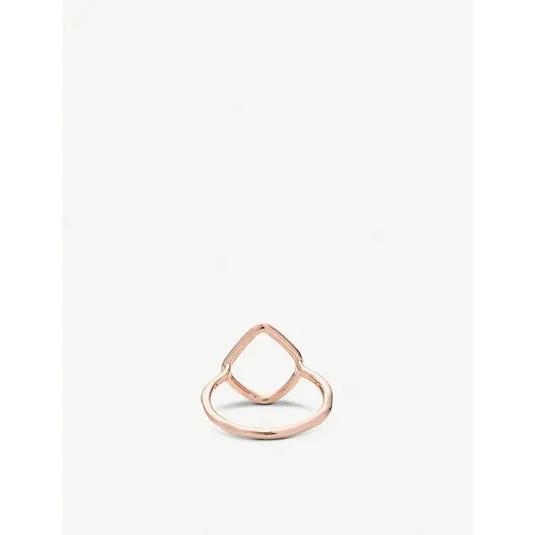Monica Vinader Riva Diamond Cocktail Ring - White