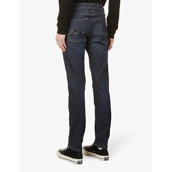 REPLAY Anbass Hyperflex Re-used Slim-fit Jeans