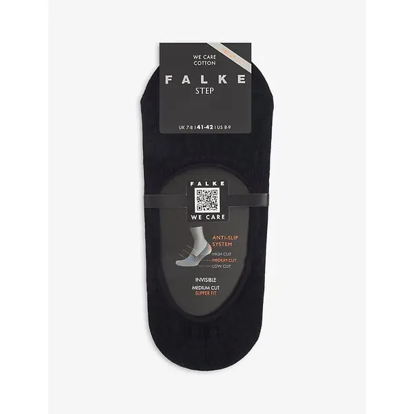 Falke Step Medium-cut Invisible Socks - Dark Navy