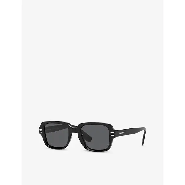 Burberry Be4349 Eldon Square-frame Sunglasses - Black
