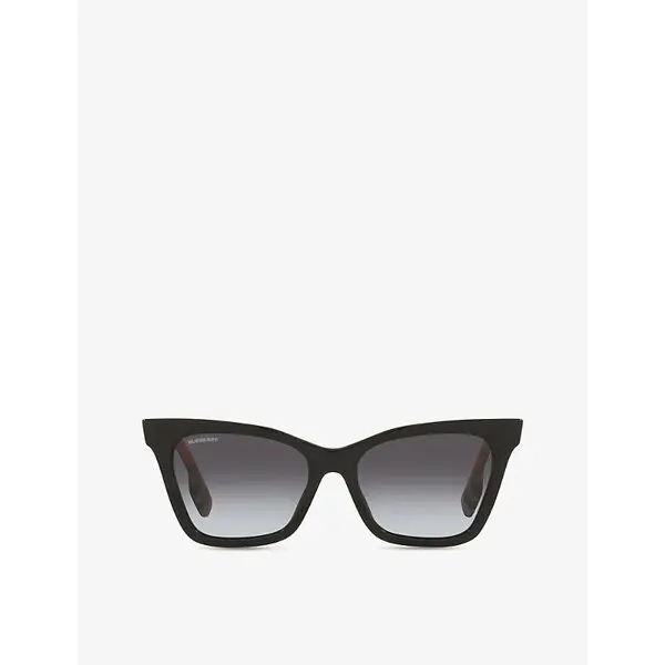 Burberry Be4346 Elsa Irregular Sunglasses - Black