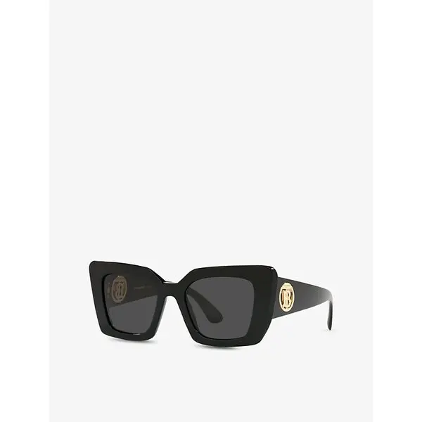 Burberry Be4344 Square Sunglasses - Black