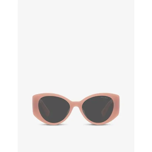 Miu Miu Mu 03ws Cat-eye Sunglasses - Pink