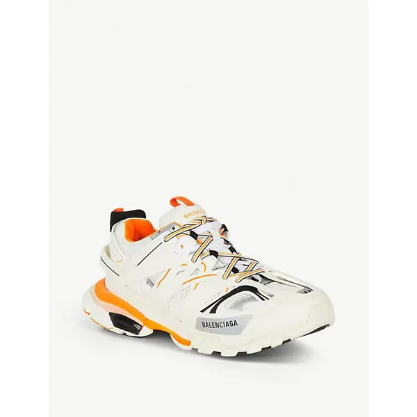 Balenciaga Track Nylon And Mesh Trainers - White/comb