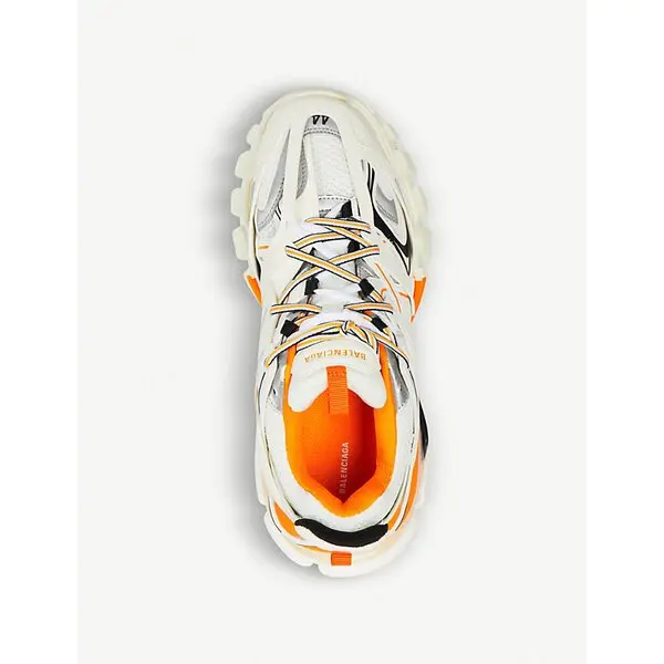 Balenciaga Track Nylon And Mesh Trainers - White/comb
